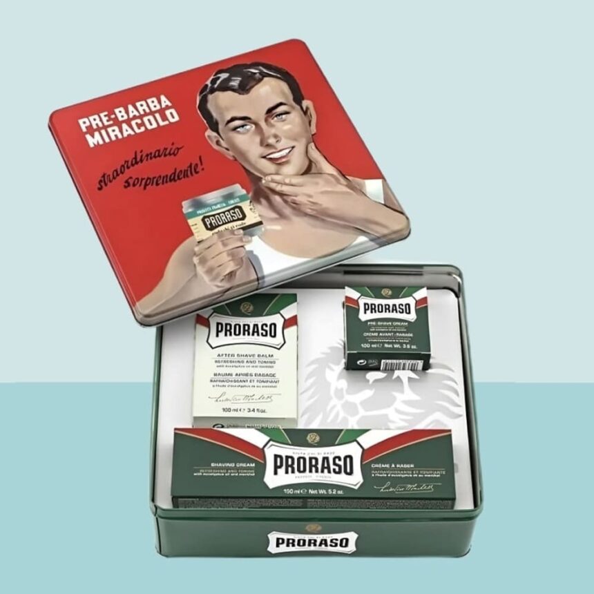 საპარსი საშუალებების ნაკრები Proraso Luxury Gift Box